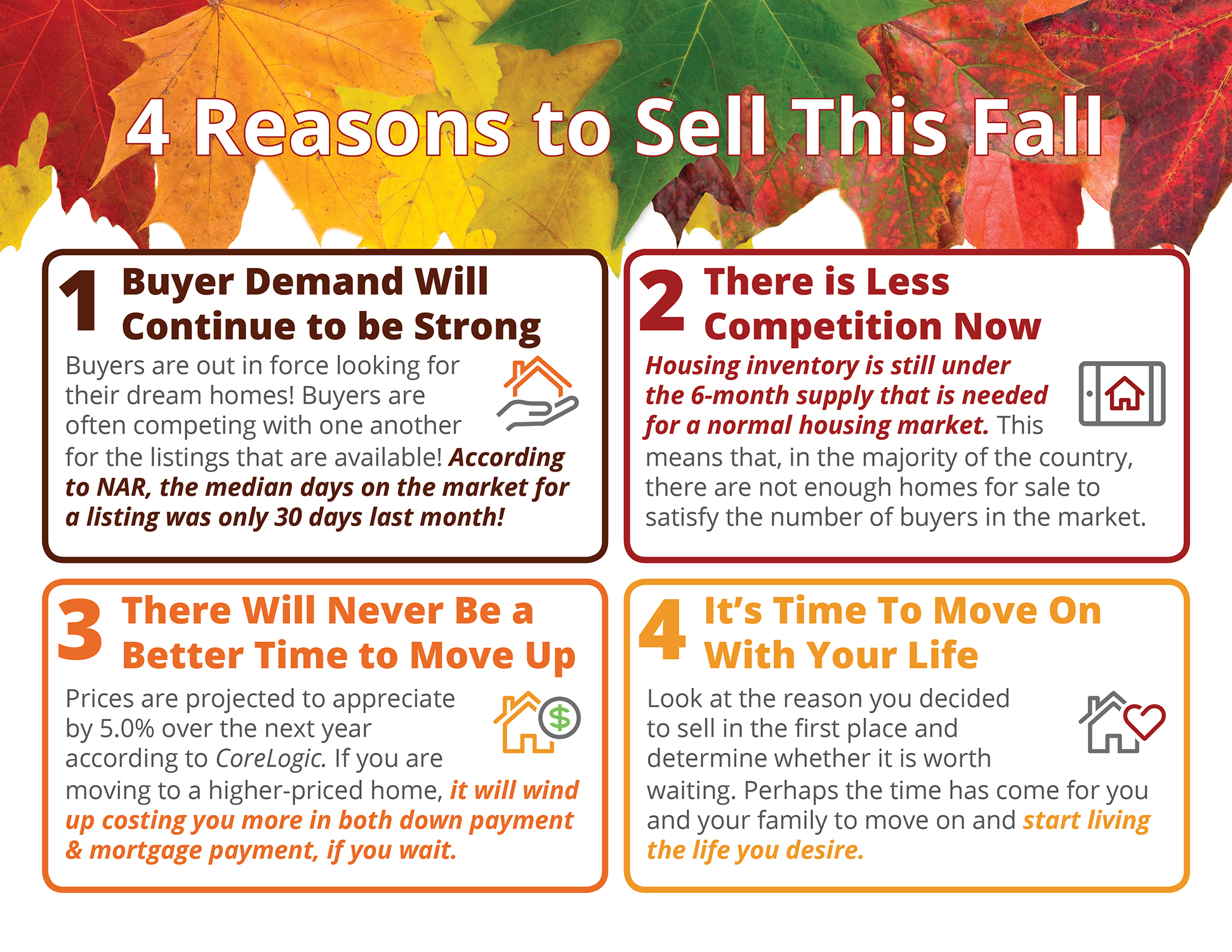 4 Reasons to Sell This Fall [INFOGRAPHIC] | Real Estate with Keeping ...