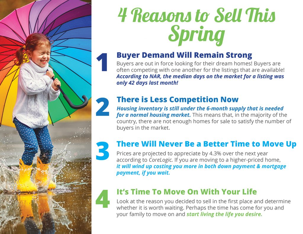 4 Reasons to Sell This Spring [INFOGRAPHIC] - Buying and Selling Homes ...
